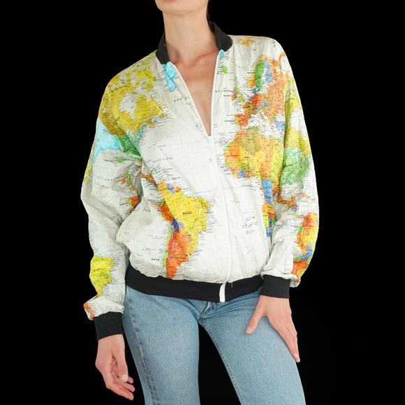 Vintage | Jackets & Coats | Vintage 989 8s Wearin The World Tyvek World ...